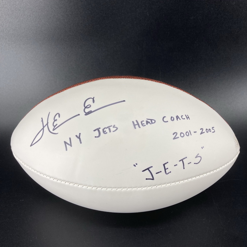 Marty Lyons Foundation - NFL Head Coach Herm Edwards Signed Football ...