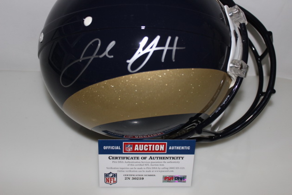 NFL - RAMS JARED GOFF SIGNED RAMS PROLINE HELMET | The official auction ...
