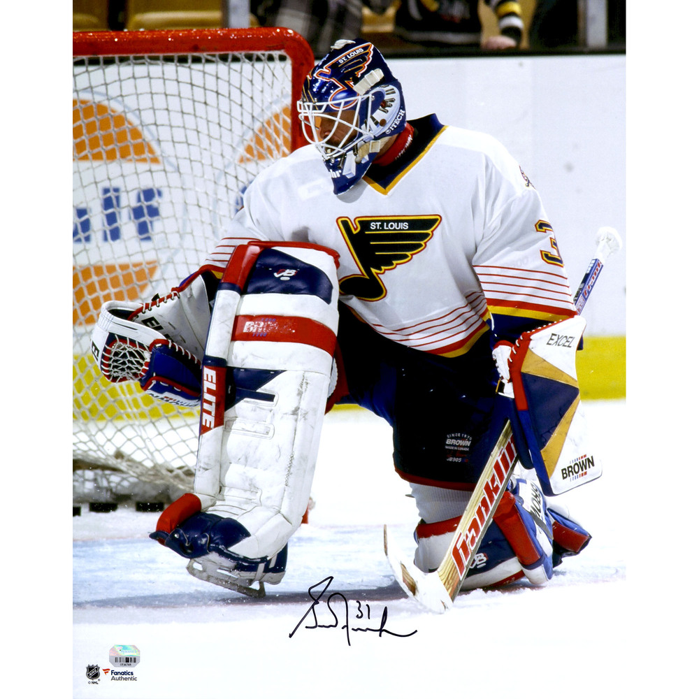 Grant Fuhr St. Louis Blues Autographed 16" x 20" White Vertical ...