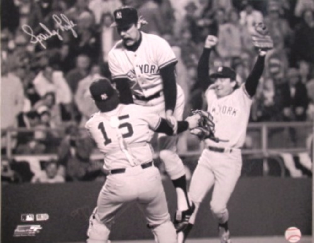 Sparky Lyle Autographed Yankees 16x20 | MLB Auctions