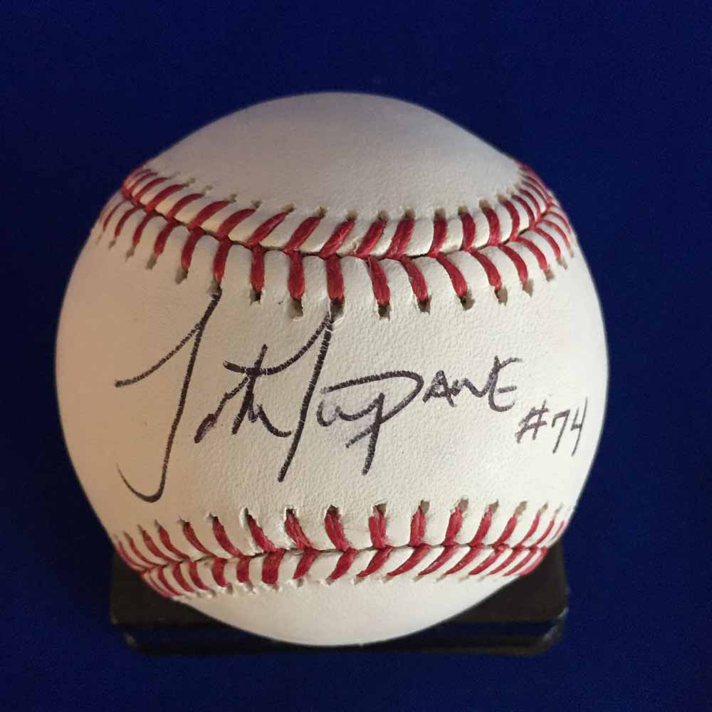 UMPS CARE AUCTION: John Tumpane Signed Baseball - Not MLB Authenticated ...