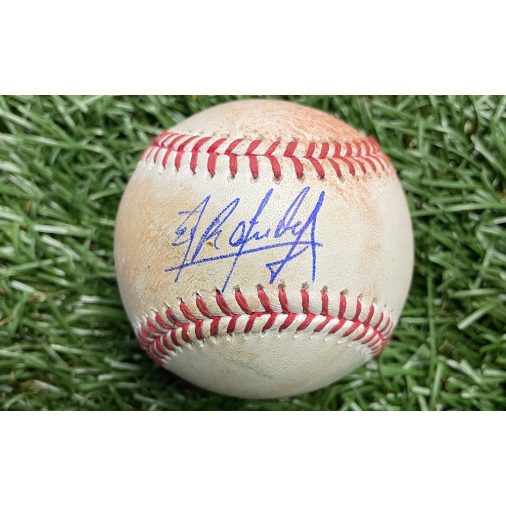 Game Used Autographed Baseball: Randy Arozarena - A.L. Rookie of the ...