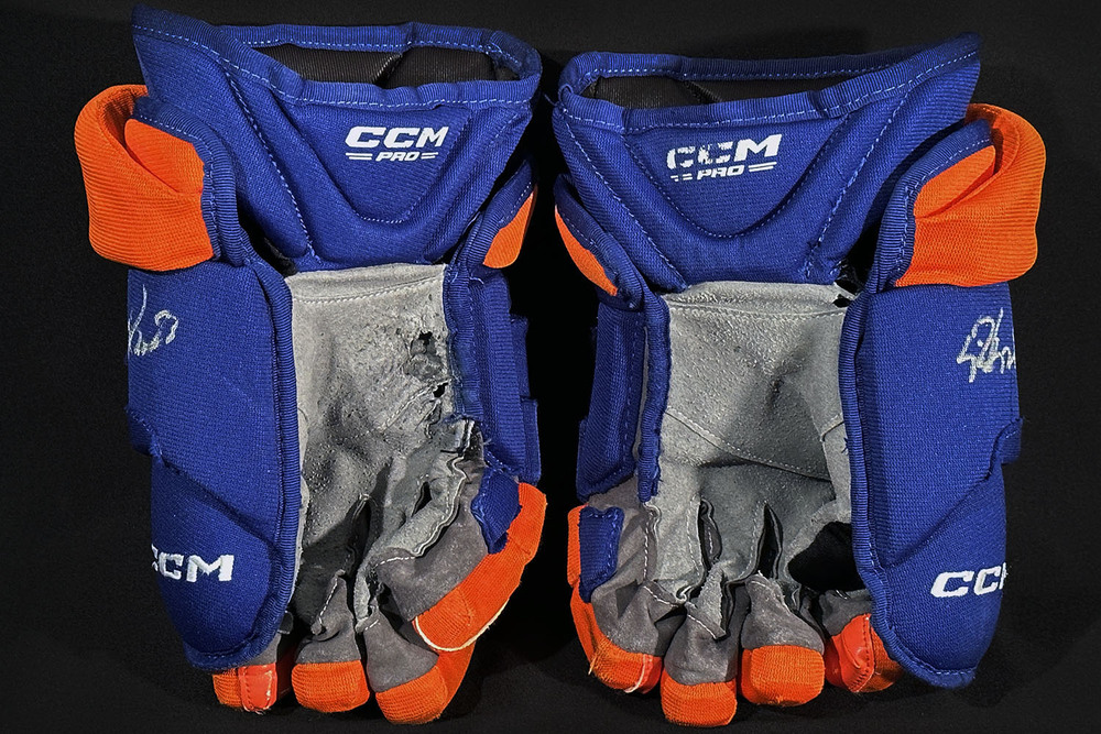 Ryan Nugent-Hopkins #93 - Autographed 2023-24 Edmonton Oilers Game-Worn ...