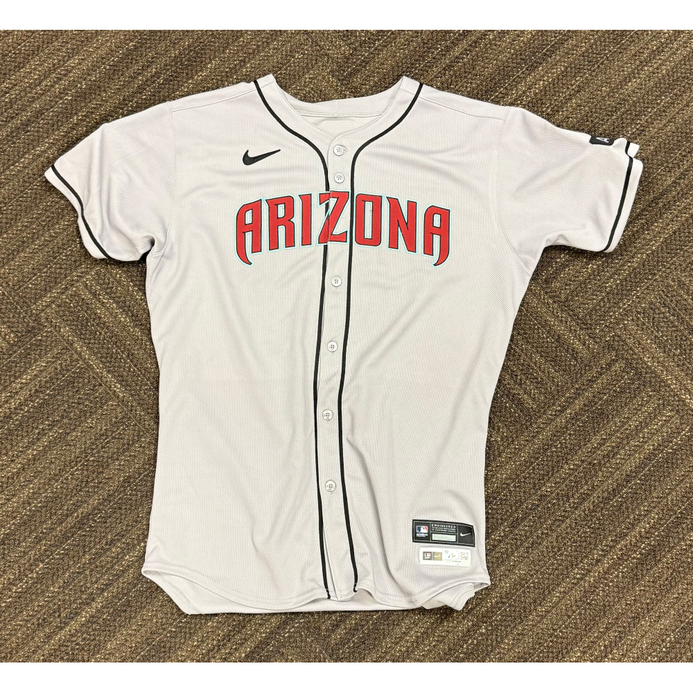 2025 Game-Used Jackie Robinson Day Road Grey Jersey - Brian Kaplan ...