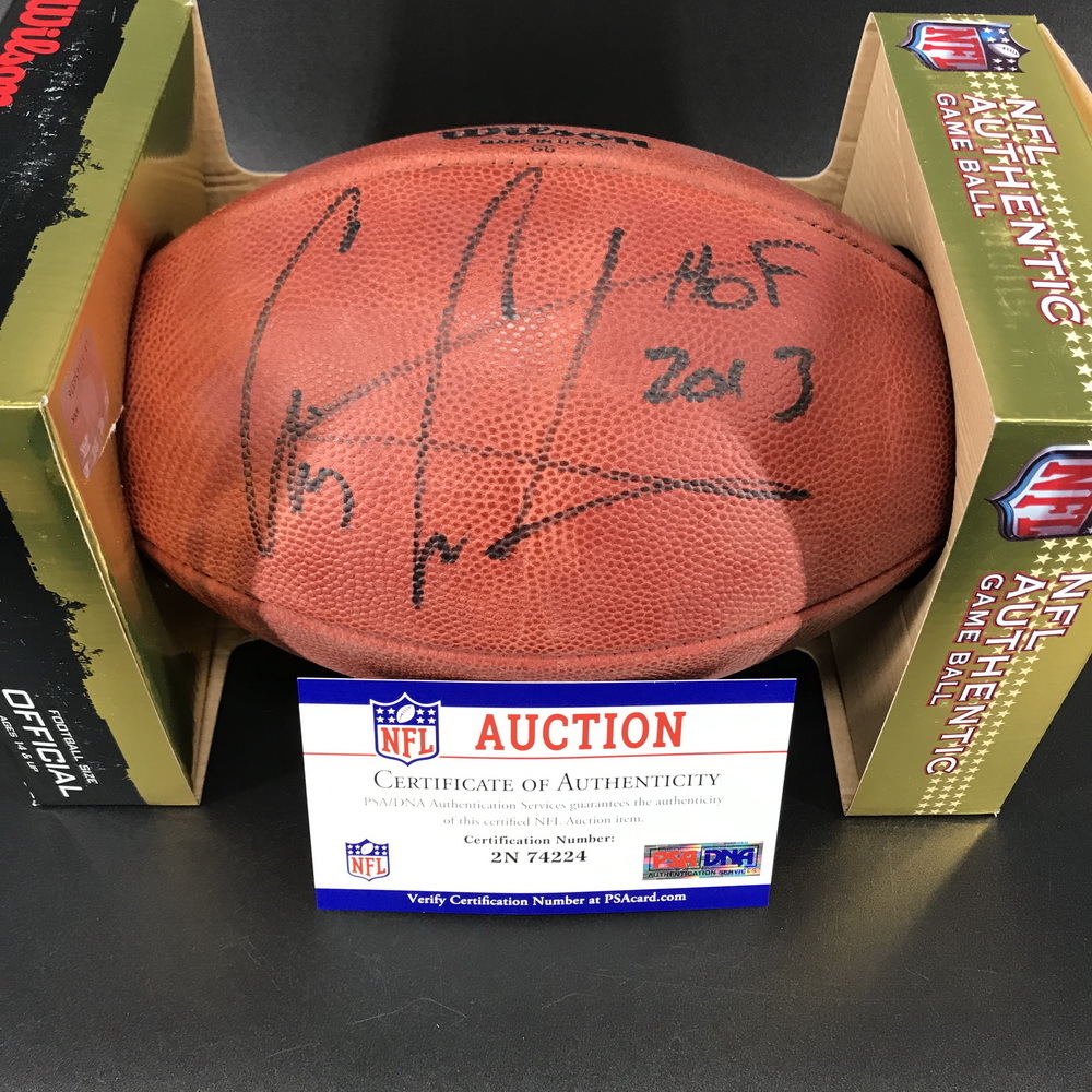 Legends - Vikings Cris Carter Signed Authentic Football | The official ...