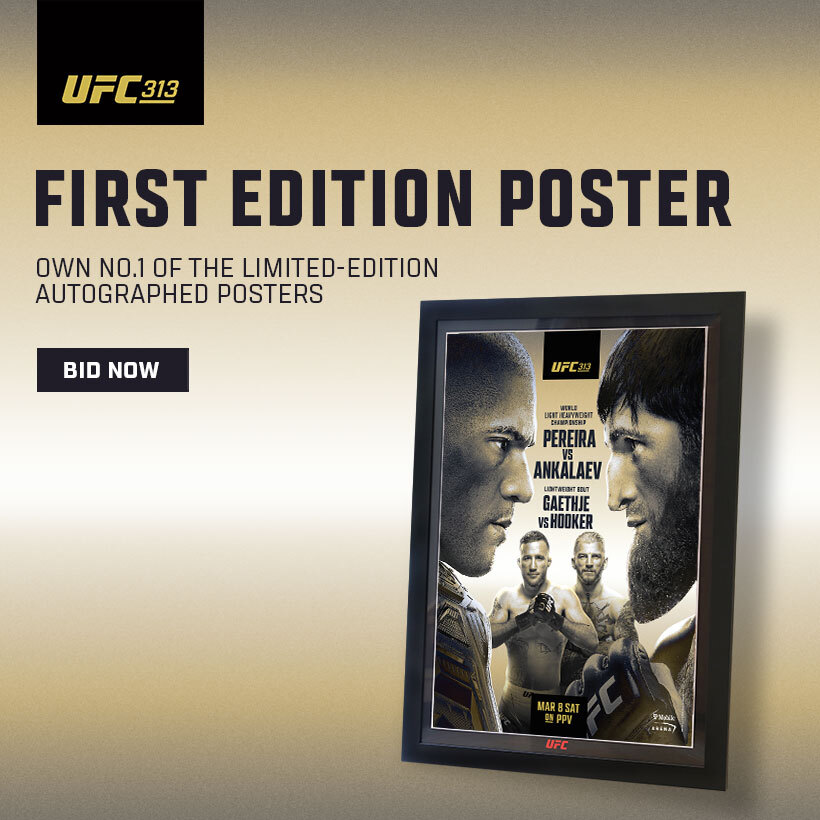 UFC Collectibles | Home of Exclusive UFC Auctions | UFC Collectibles