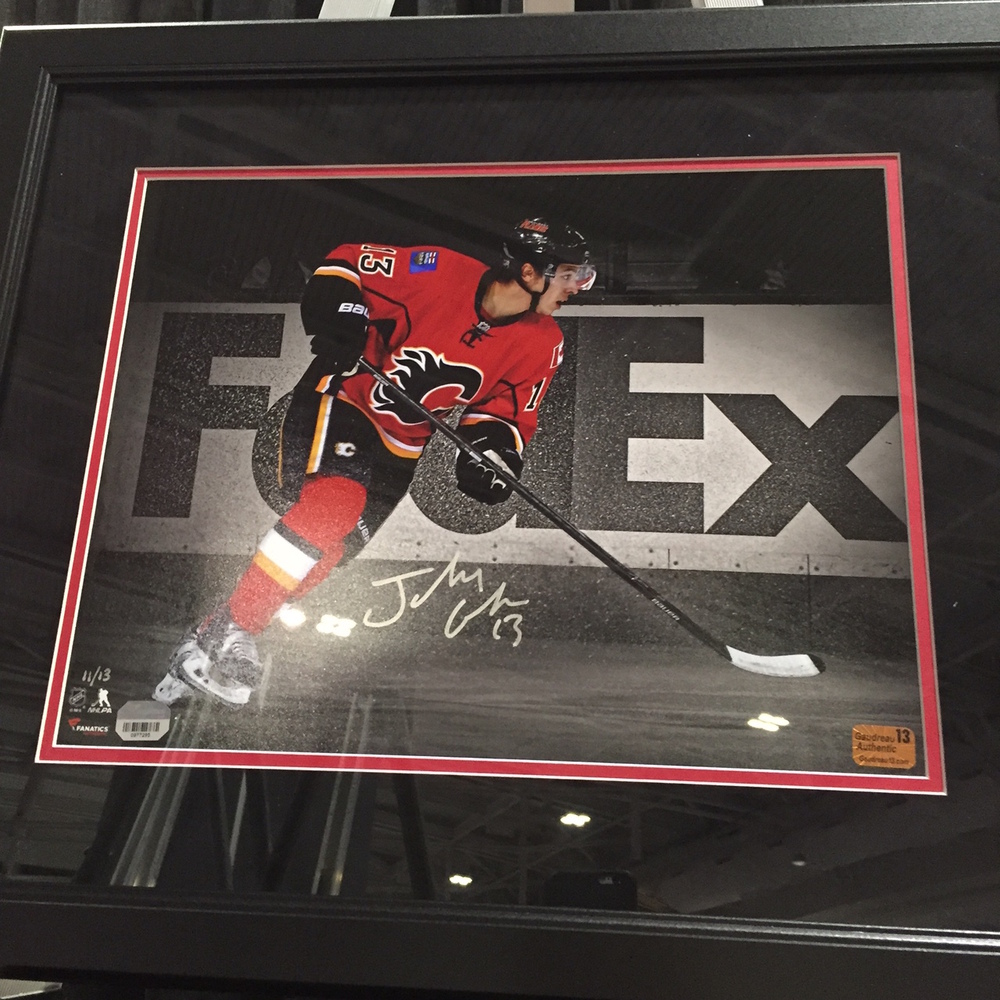 Johnny Gaudreau Signed/Framed 11x14 Limited Edition Photo - NHL Auctions