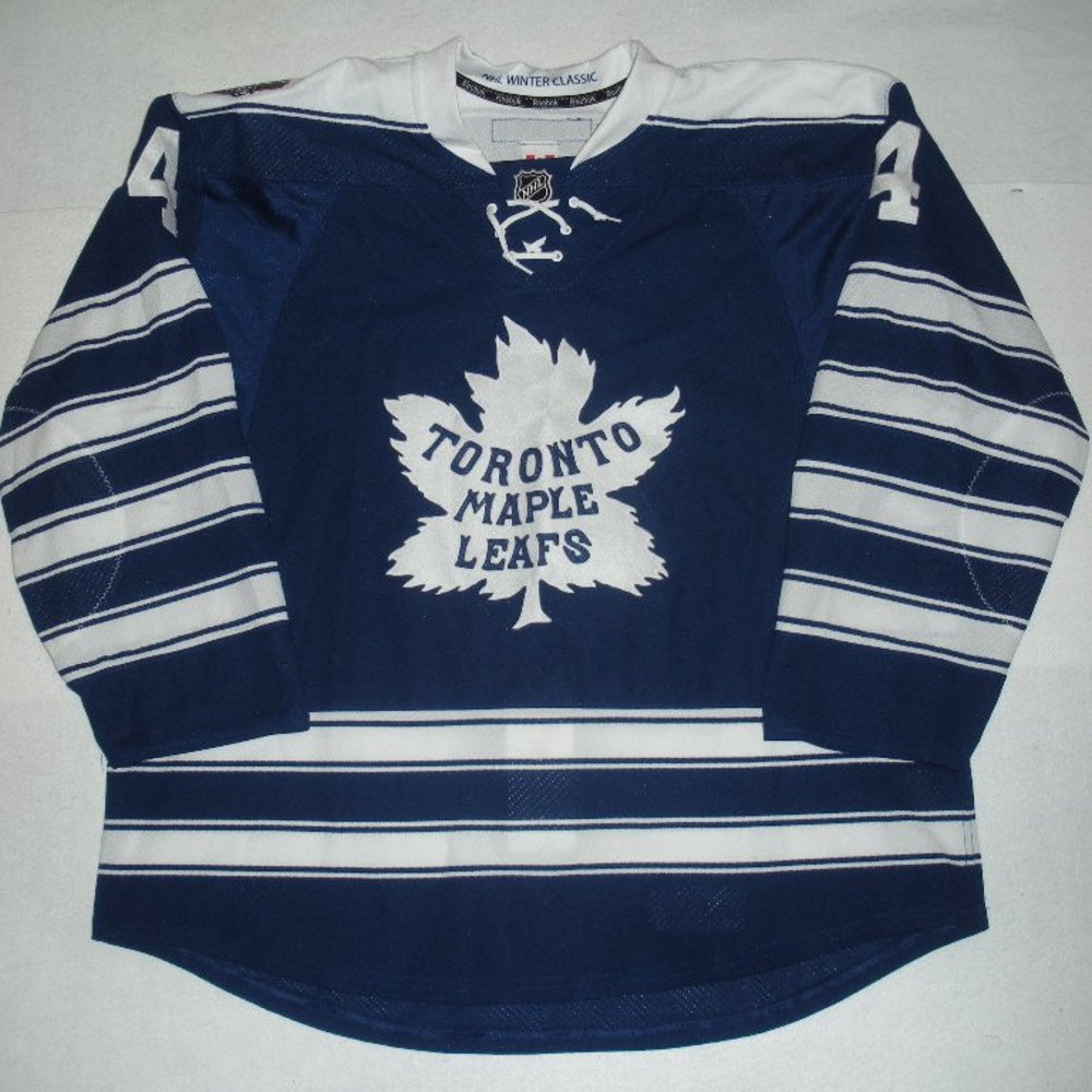 #4 Cody Franson - 2014 Winter Classic - Toronto Maple Leafs - Blue Game ...