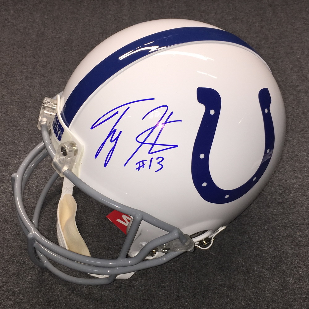 NFL Auction | NFL - Colts T.Y. Hilton signed Colts proline helmet