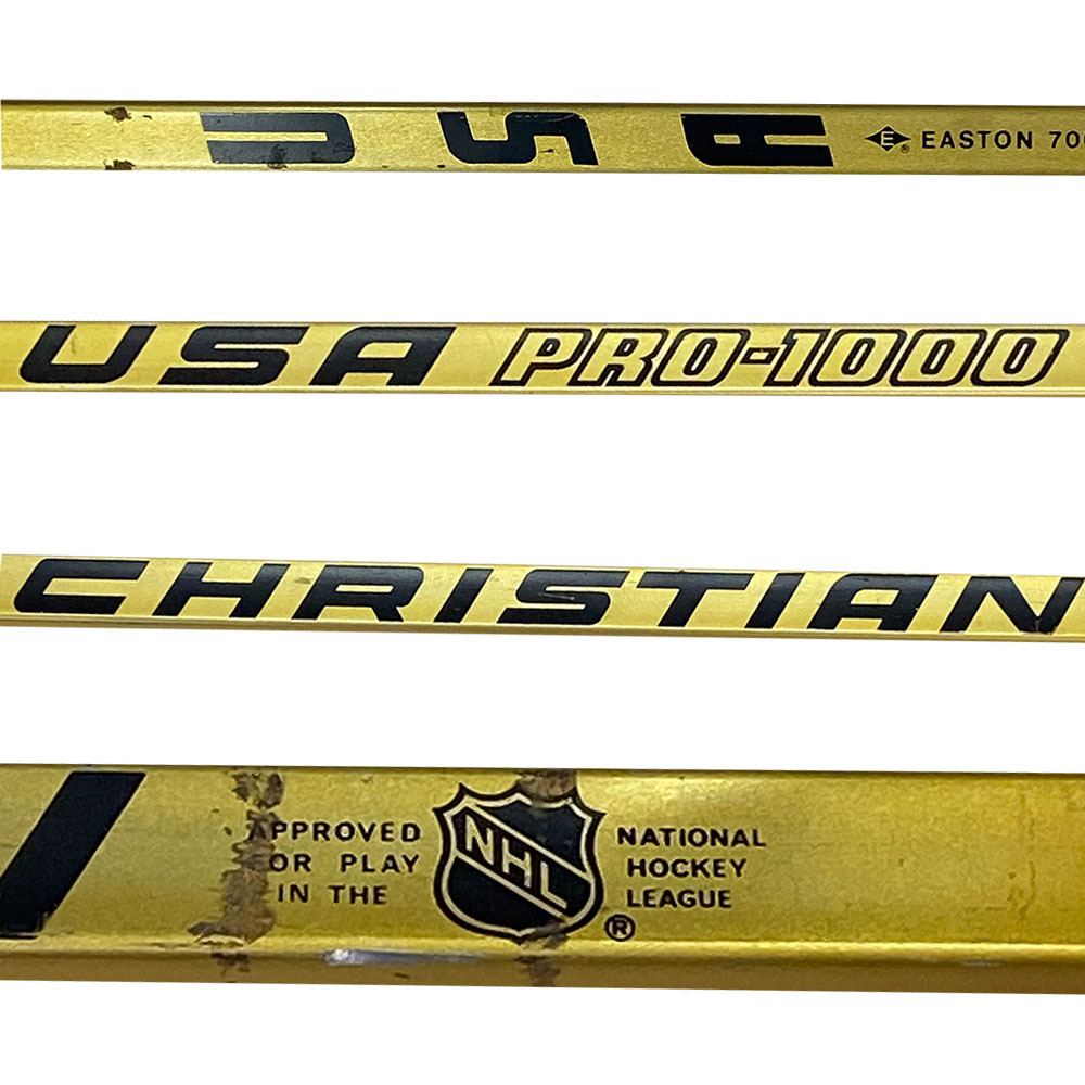 Marty Howe Game-Used & Autographed Christian Stick - NHL Auctions