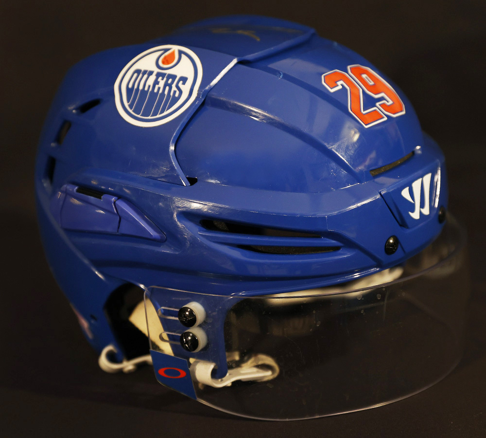 Leon Draisaitl #29 - 2022-23 Edmonton Oilers Game-Worn Royal Blue ...