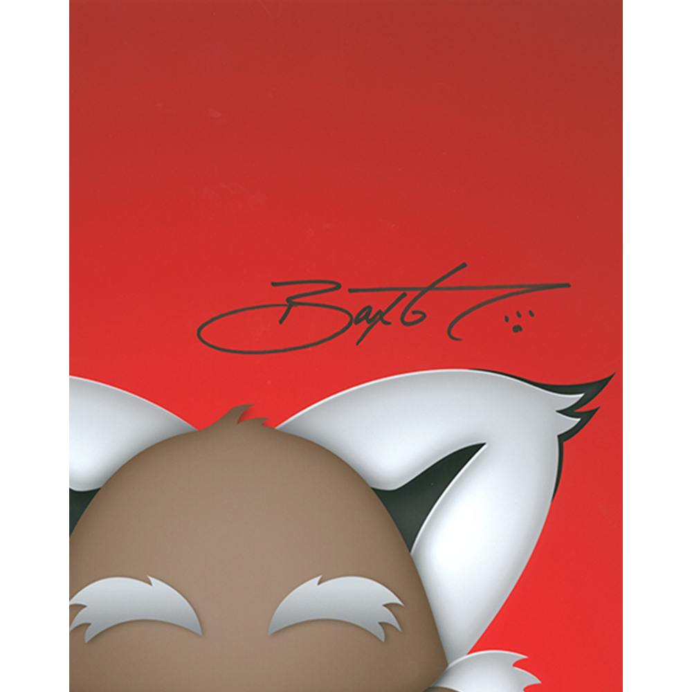 Minimalist Baxter The Bobcat Autographed Poster Print by Artist S ...