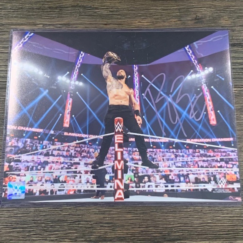 Roman Reigns SIGNED 11x14 Photo (Auction 1) | WWE Auction