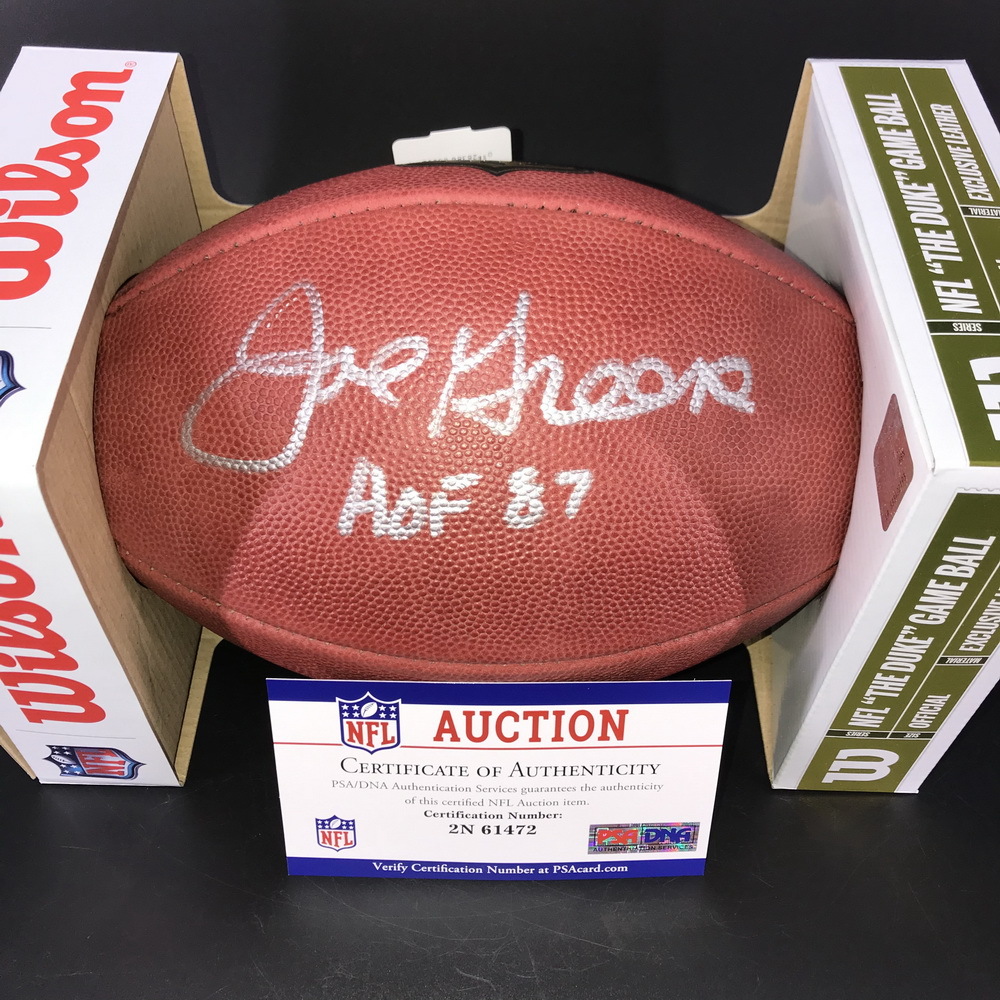 NFL - Steelers Joe Greene Signed Authentic Football | The official ...