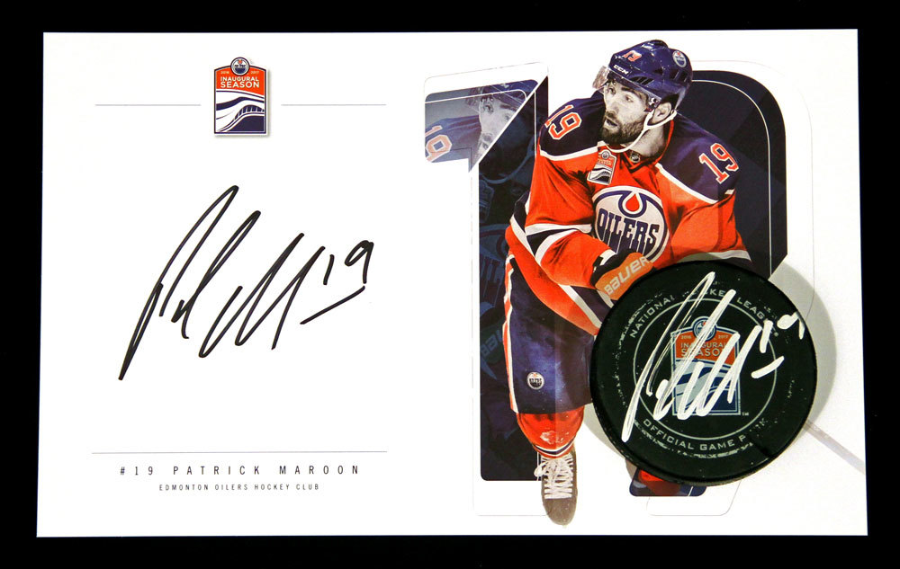 Patrick Maroon #19 - Autographed 60th NHL Career Regular Season ...