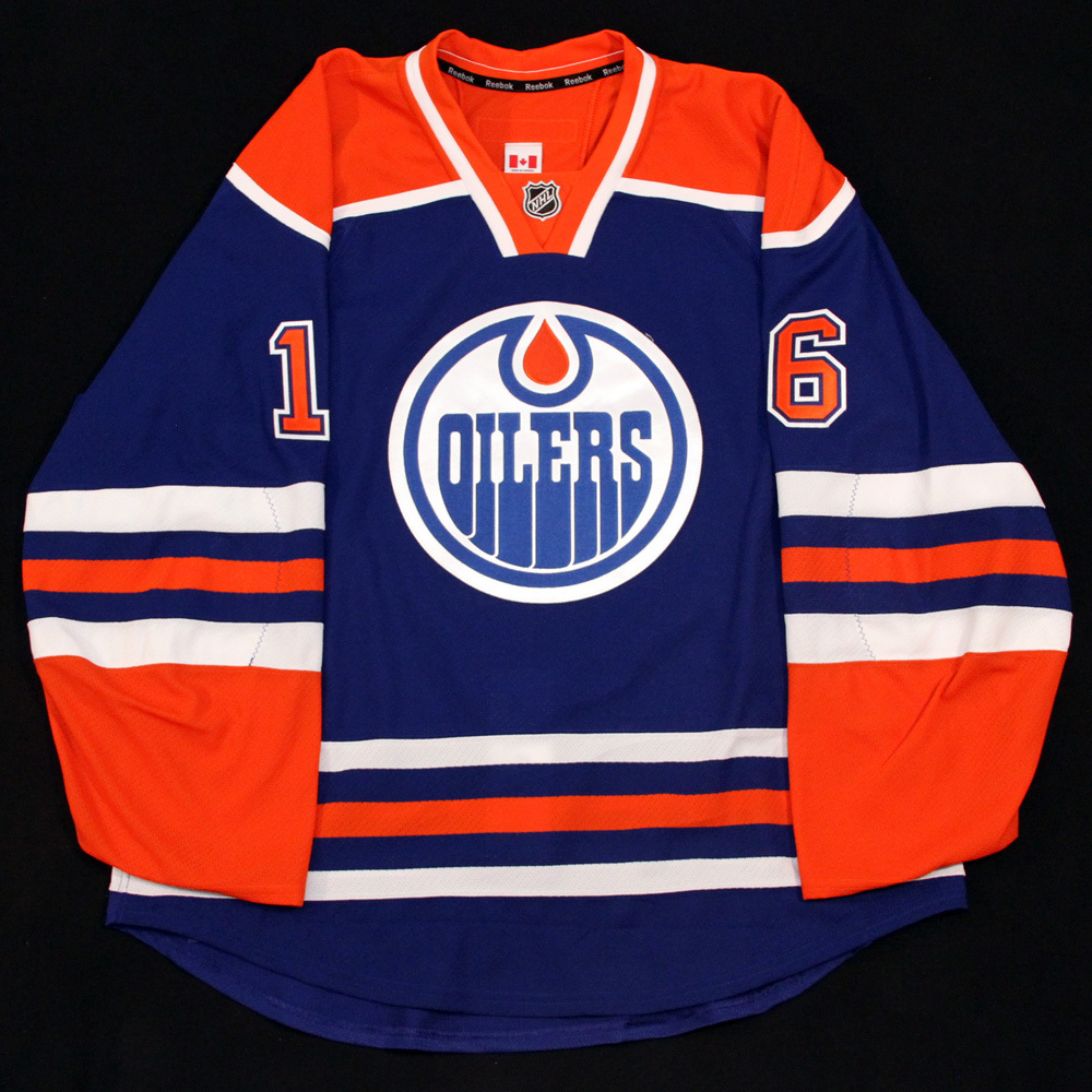 Teddy Purcell #16 - Autographed 2014-15 Edmonton Oilers vs Tampa Bay ...
