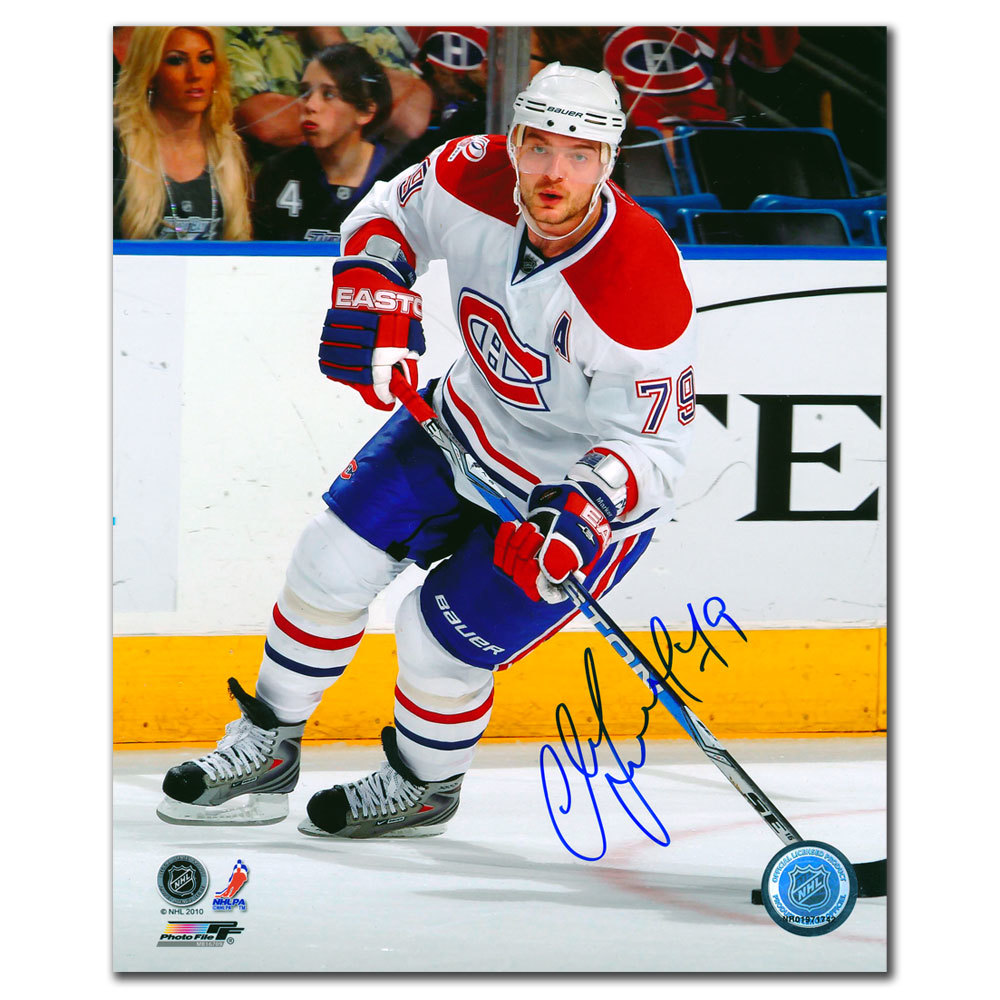 Andrei Markov Montreal Canadiens RUSH Autographed 8x10 - NHL Auctions
