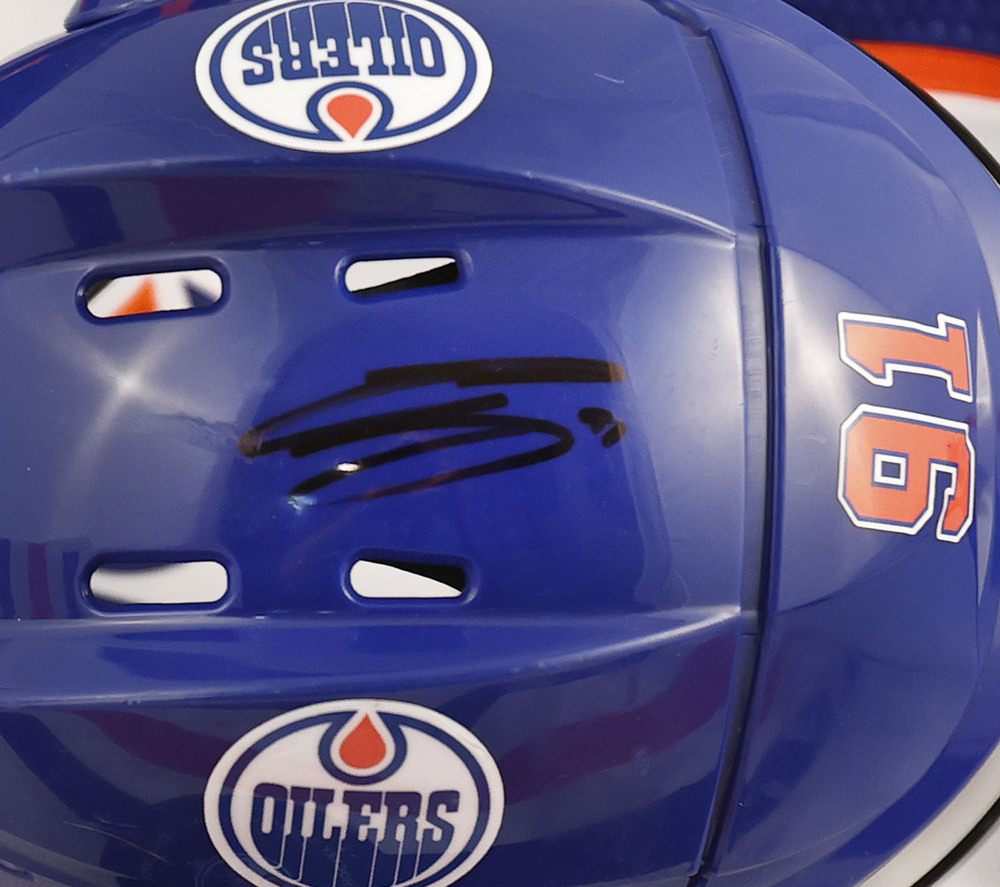 Evander Kane #91 - 2022-23 Edmonton Oilers Game-Worn Royal Blue Bauer ...