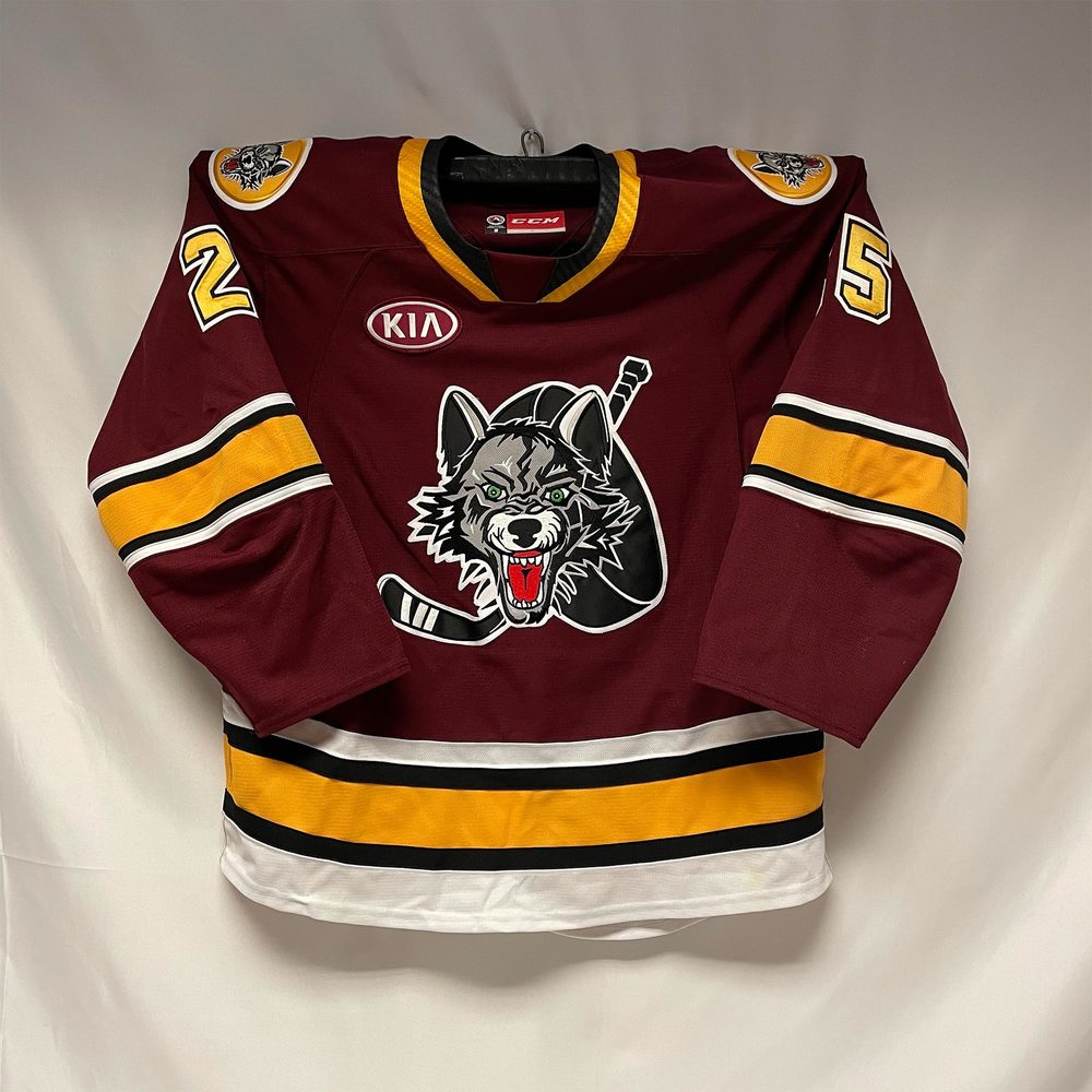 AHL Authentic - 2020-21 Chicago Wolves Regular Season Jersey Worn by ...