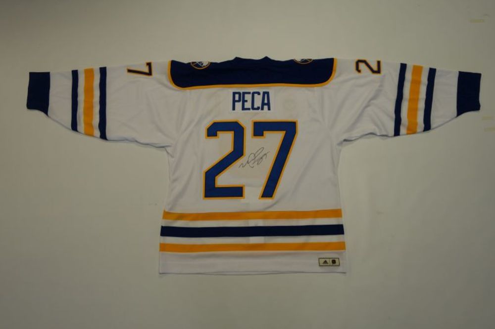 Michael Peca Autographed 2023 Alumni Beer & Wine Festival Jersey - NHL ...