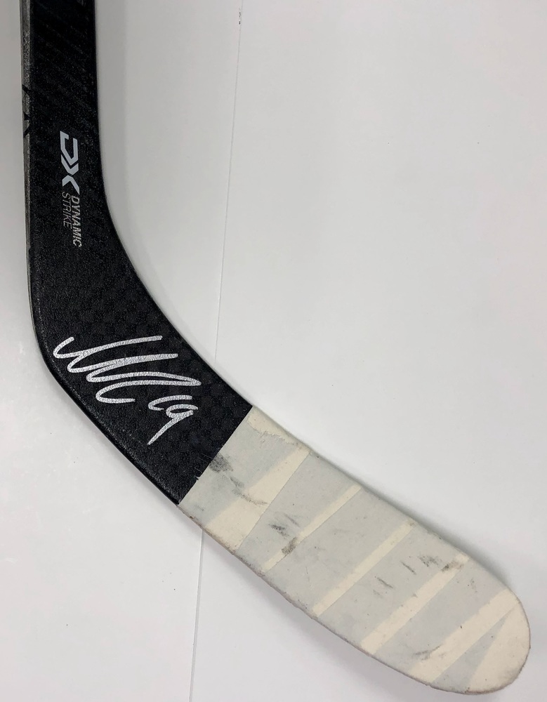 #19 Nicklas Backstrom Game Used Stick - Autographed - Washington ...