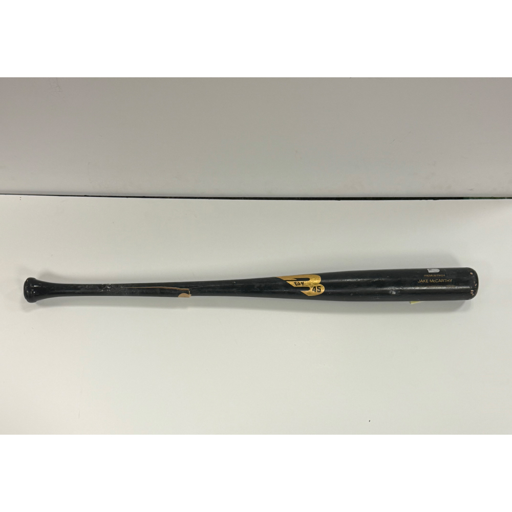 2024 Game Used Broken Bat - Jake McCarthy vs Devin Williams - MIL @ ARI ...