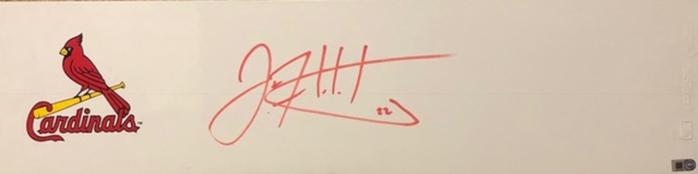 Jack Flaherty Autographed Cardinals Pitching Rubber | MLB Auctions